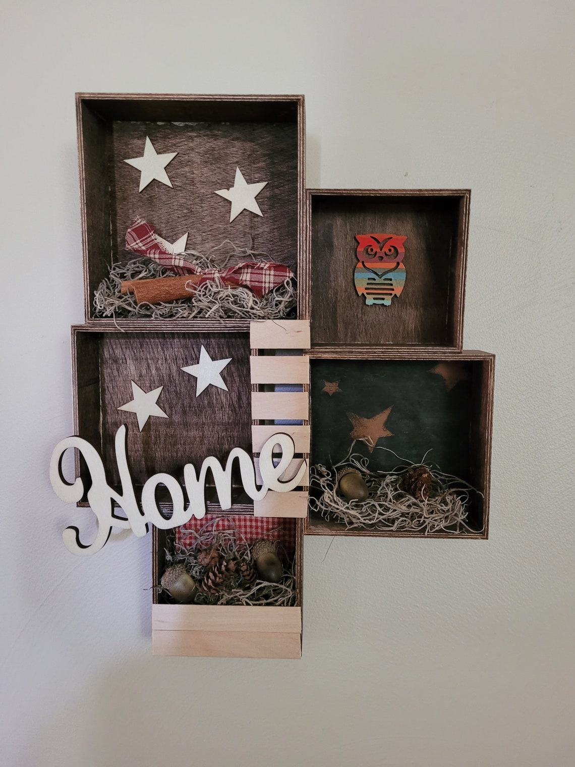 Wood Shadow Box - Etsy