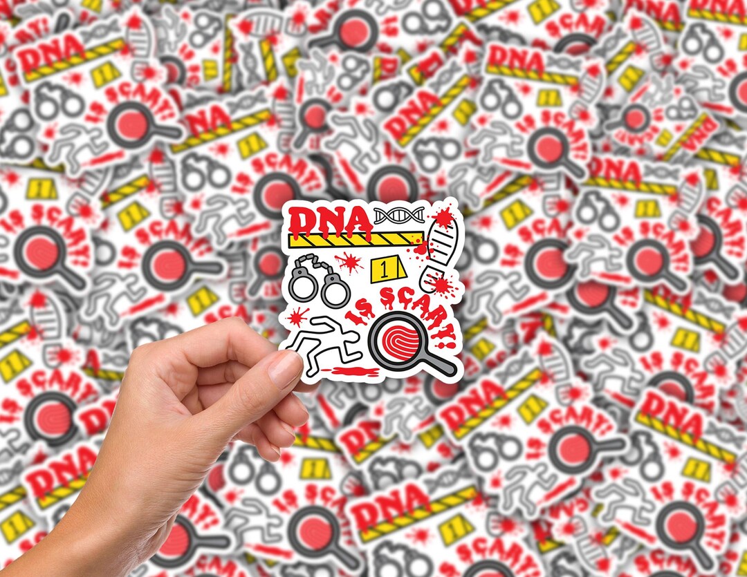 3-inch Sticker DNA is Scary - Etsy