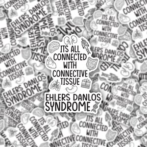 3-inch Sticker (5 PC Set) Ehlers Danlos Syndrome #2 - Etsy