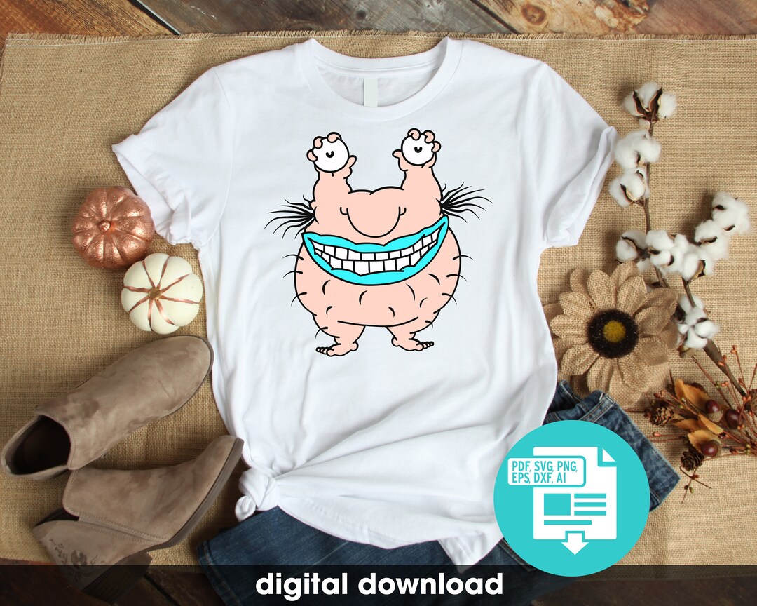 Krumm Aaahh Real Monsters, 90s Cartoons Trendy Digital Download, Svg ...