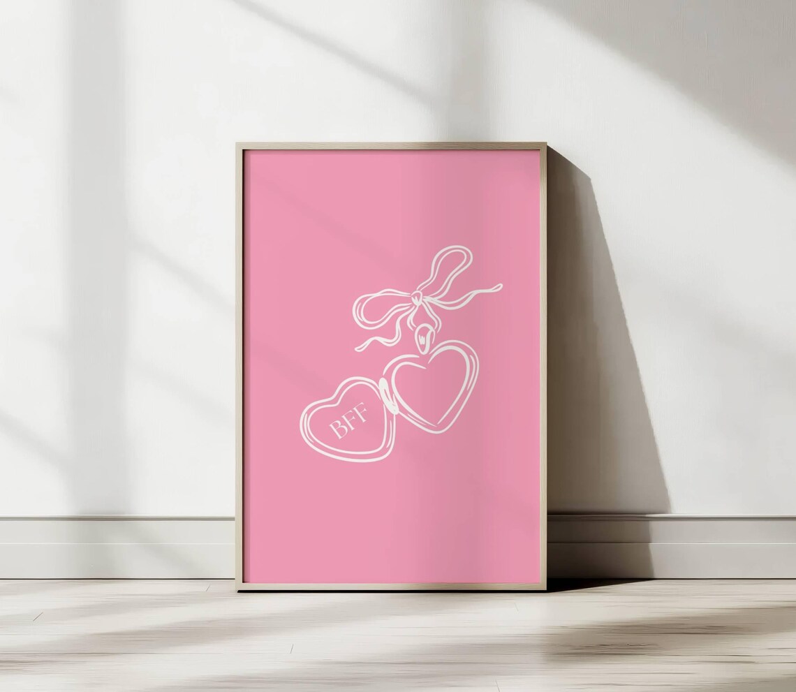 Valentines Day Decor Set 12 Printables, Galentine Party Decor, Retro ...