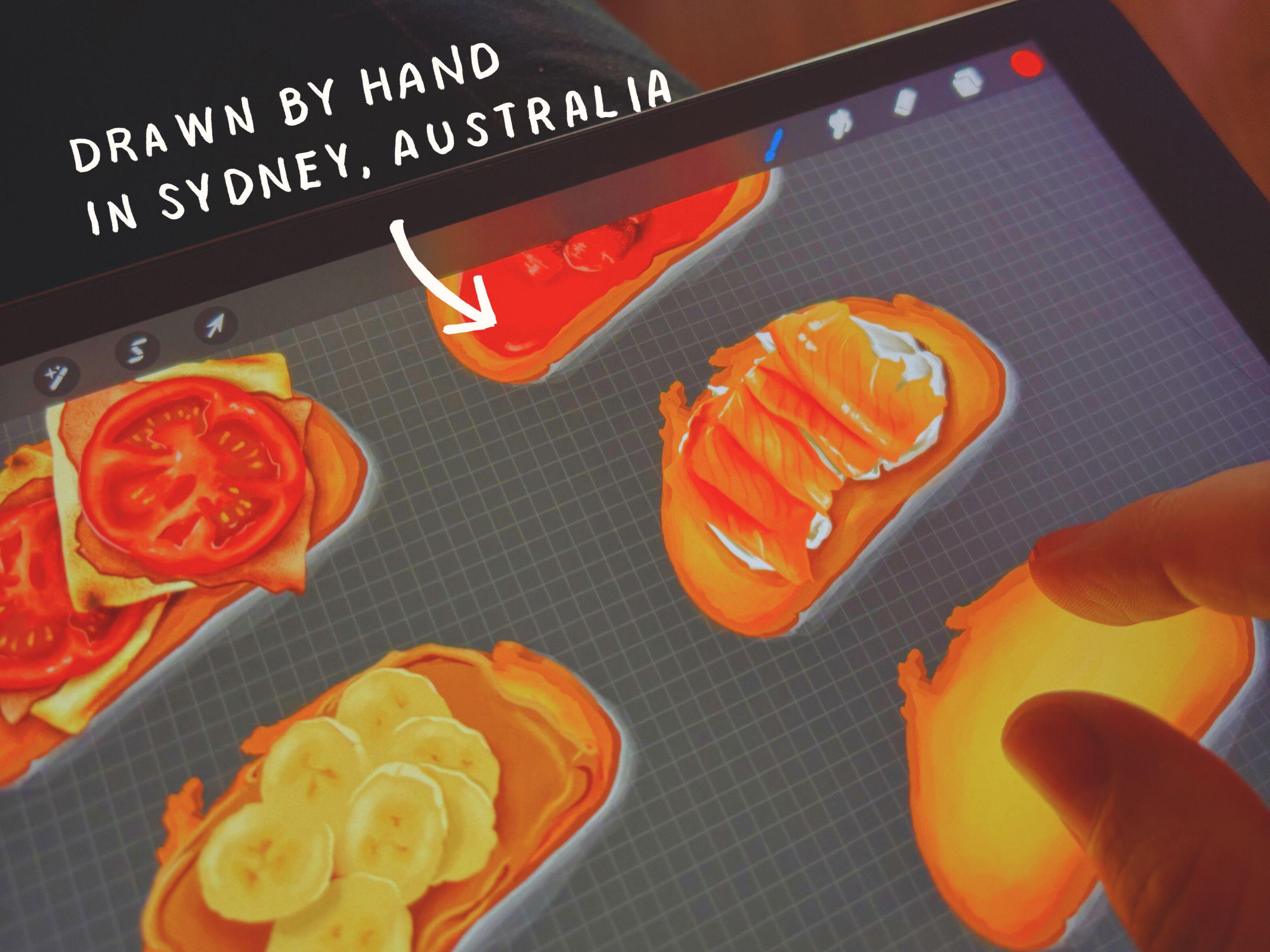 Cute Toast Folder Icons for Mac and Windows, Desktop Icons Kawaii ...