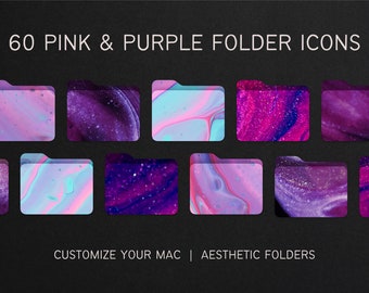 Purple Folder Icons | Etsy