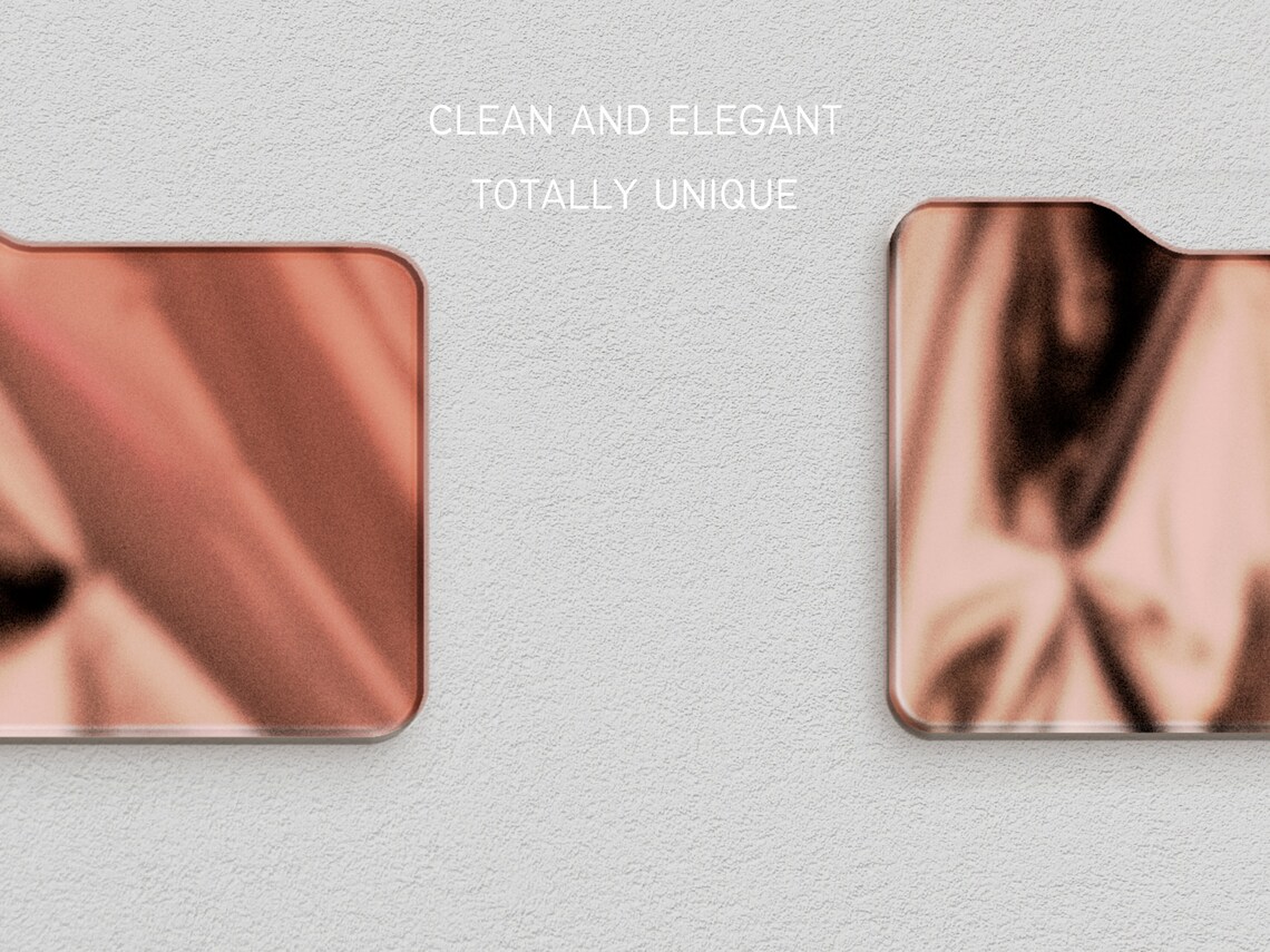 Aesthetic Folder Icons » Mac & Windows Folder Icons » Rose Gold Desktop ...
