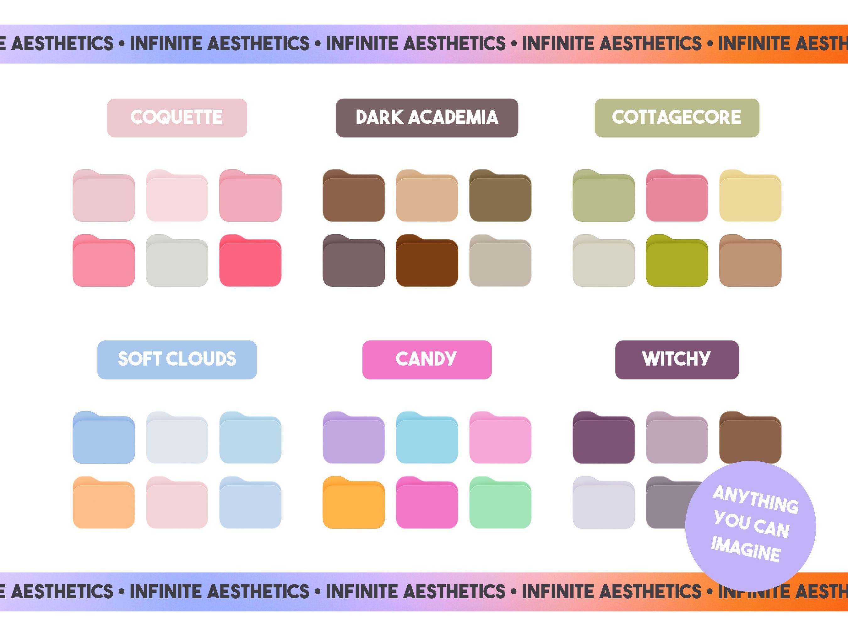 2500+ ICONS | Every Single Color Desktop Icons MEGAPACK | Matte ...