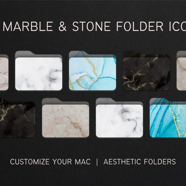 Marble Desktop - Etsy