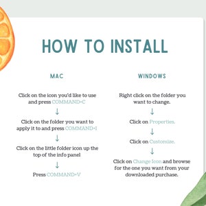 40 Fresh Fruit Desktop Folder Icons, Desktop Icons for Mac and Windows ...