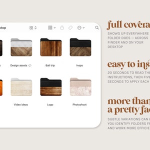 Rustic Folder Icons for Mac and Windows » Wood Folders Icons » Custom ...