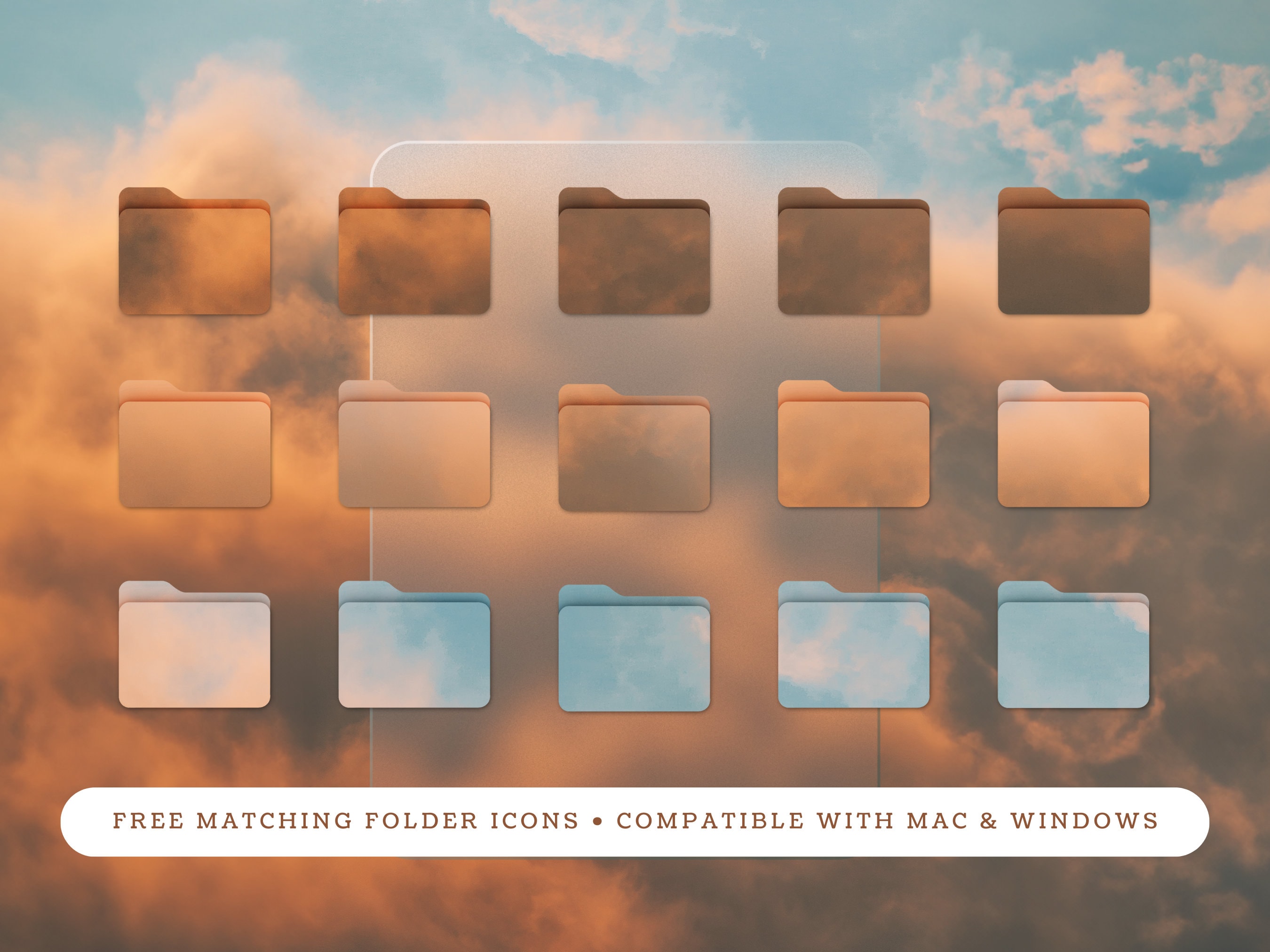 2025 Desktop Organizer Wallpaper With Calendar Sunrise, Morning Clouds ...