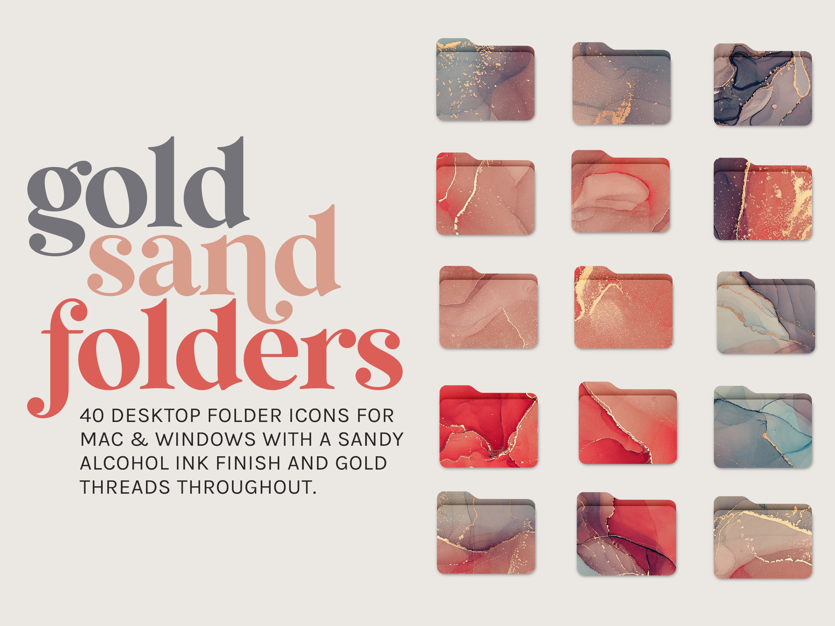 Aesthetic Desktop Folder Icons Desktop Icons for Mac and - Etsy Canada