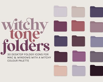 40 Bright Desktop Folder Icons for Mac & PC Mac Icons - Etsy