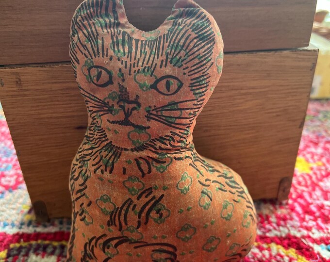 Vintage Balsam Calico Cat, Cat Lovers, Cat Stuffed With Balsam Fir ...