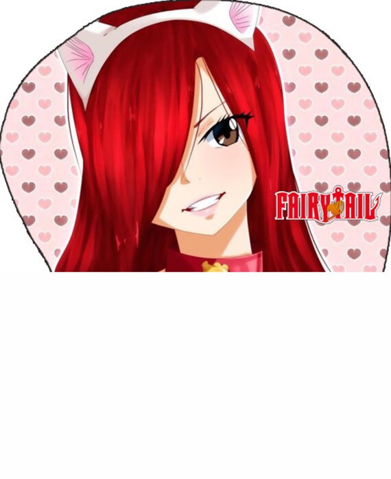 Fairy Tail Breast Oppai Mouse Pad Featuring the Stunning Erza - Etsy