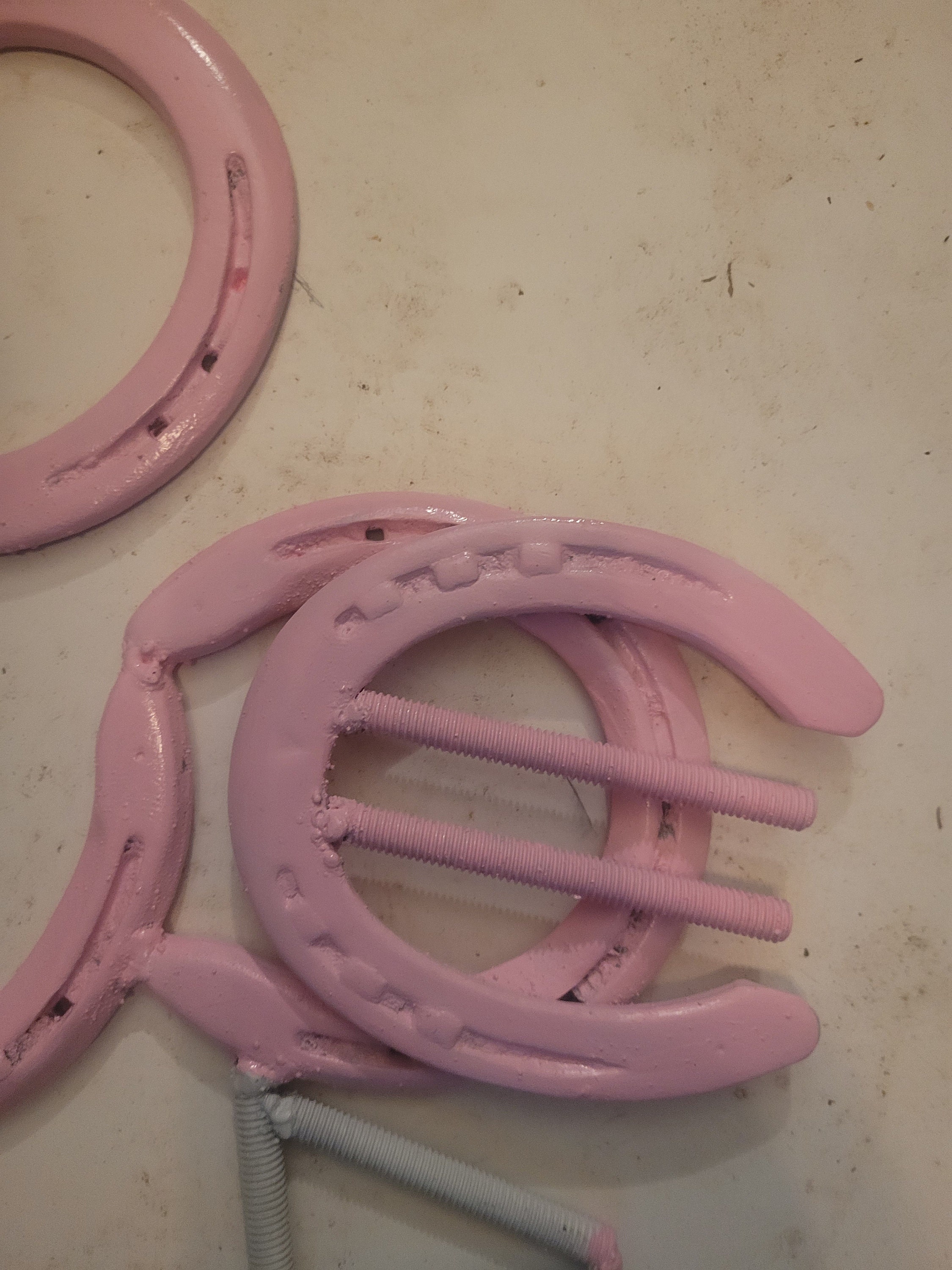 Horseshoe Flamingo Garden Stake facing Left - Etsy