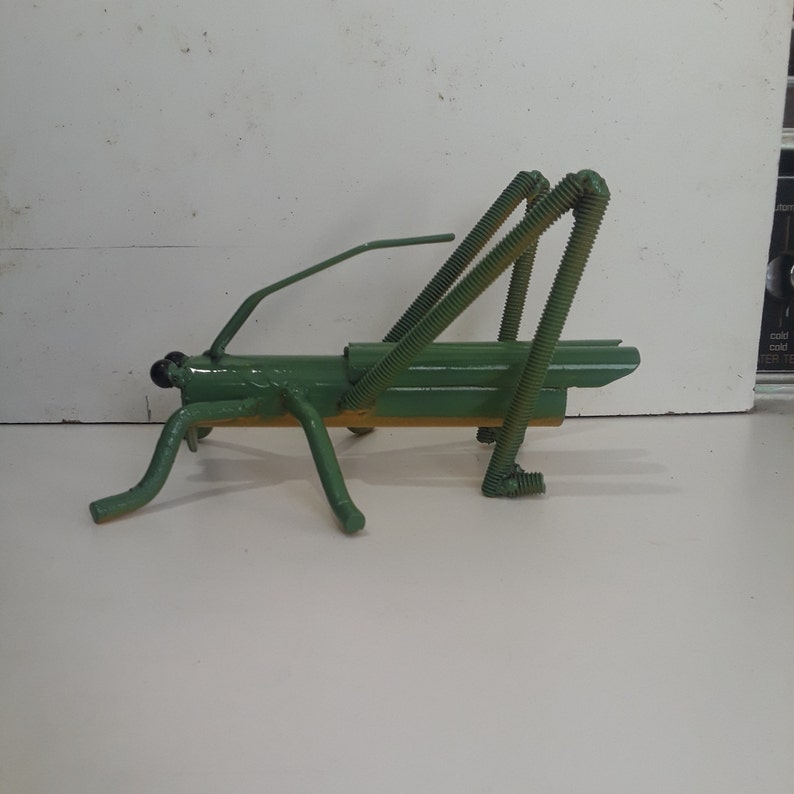 Recycled Scrap Metal Grasshopper - Etsy