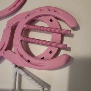 Horseshoe Flamingo Garden Stake facing Left - Etsy