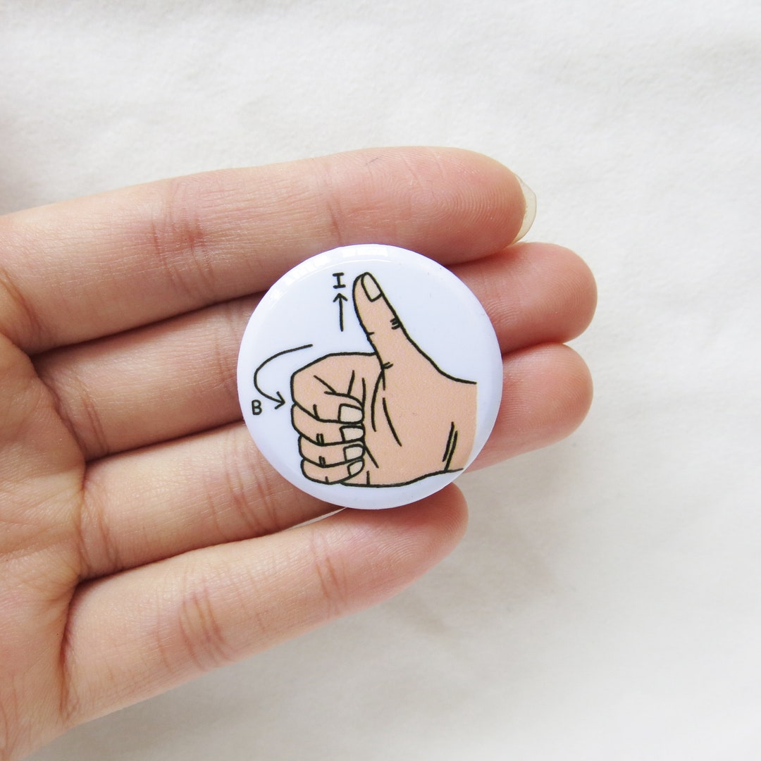Right Hand Grip Rule Badge, Gift for Physics Teacher, Physics Pin ...