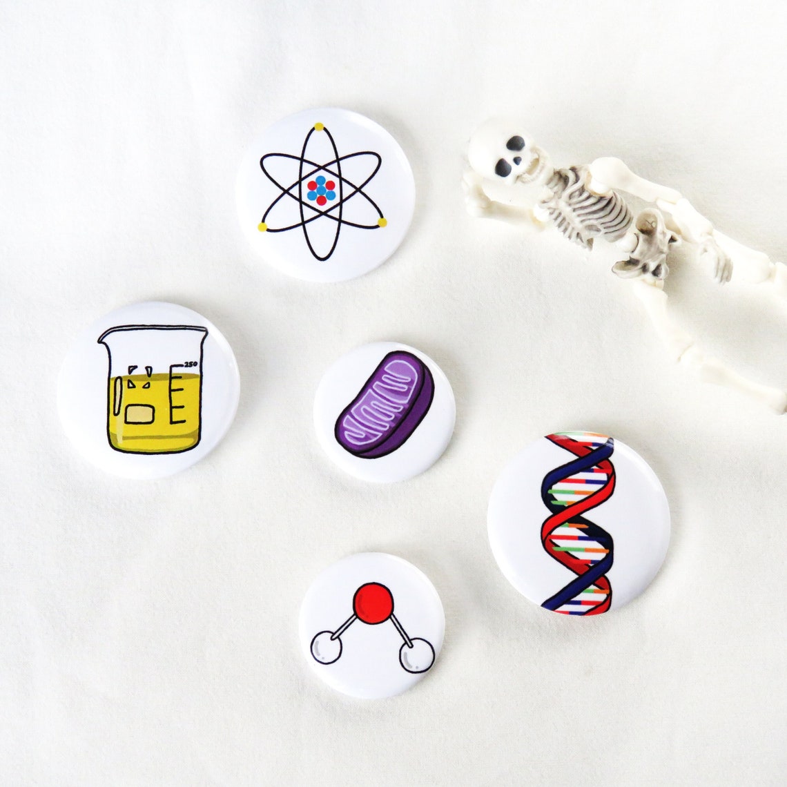 Science Badge DNA Badge DNA Pin Mitochondria Pin Science - Etsy