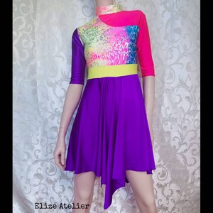 Lidia Dance Dress/ Elbow Peak Performance/ Danza Vestido/ Worship ...