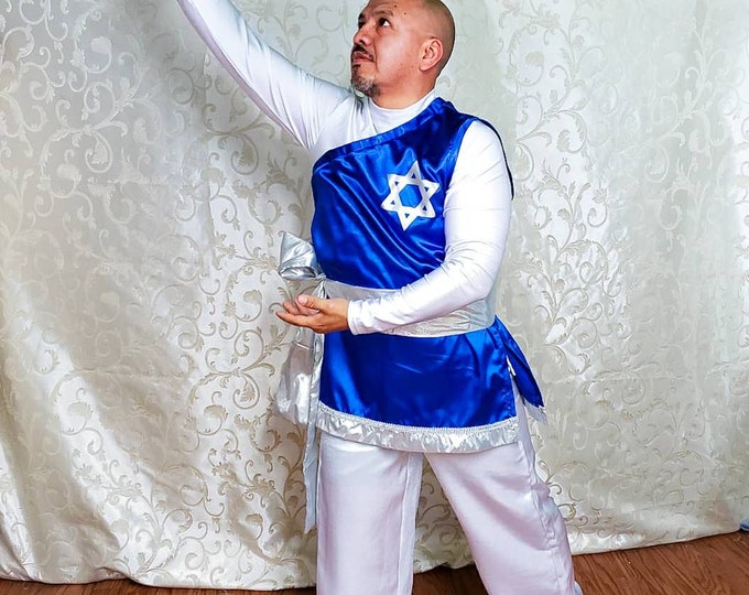 Jerusalem Men Outfit/ Dance Tunic/ Long Sleeve Top With Pants/ Uniform ...