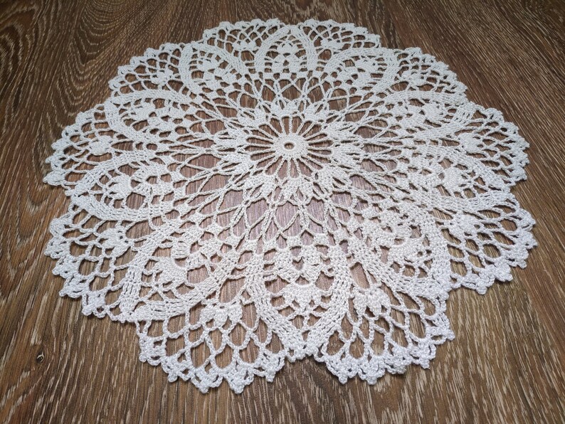 1 Medium Doily and 2 Little Doilies New Year's Set - Etsy
