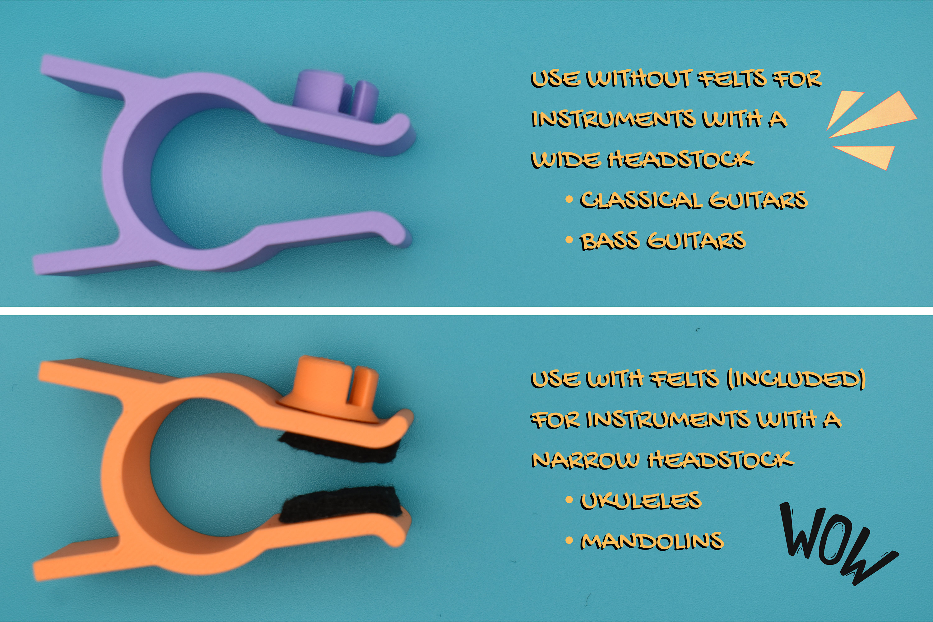 Snark Tuner Full Mounting Replacement (clip & Holder) - 3D Printed ...