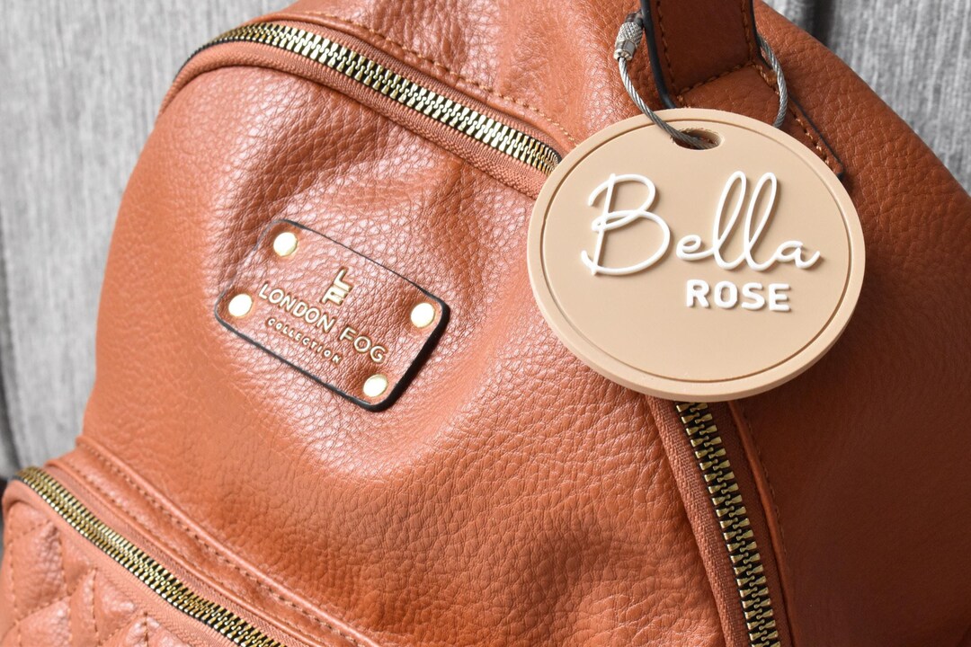 Personalized Bag Tag | Custom Name Charm for Purse or Luggage - Etsy