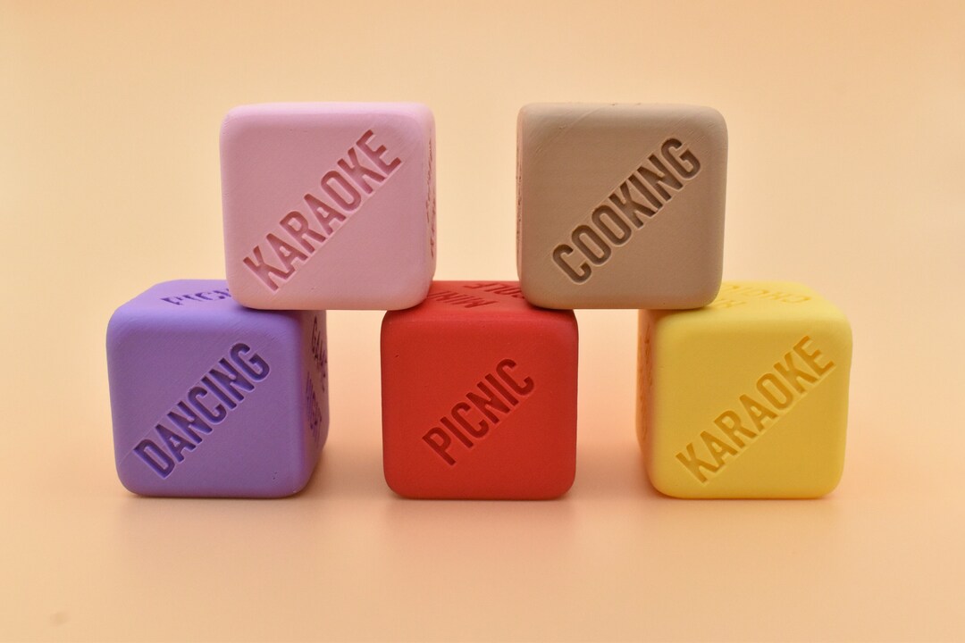 Date Night Decision Dice | Customizable Couples Dice | Personalize With ...