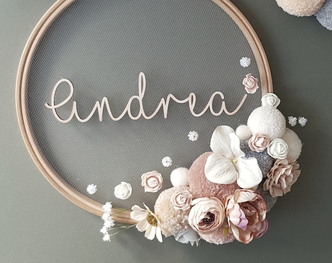 Flower Name Sign - Etsy