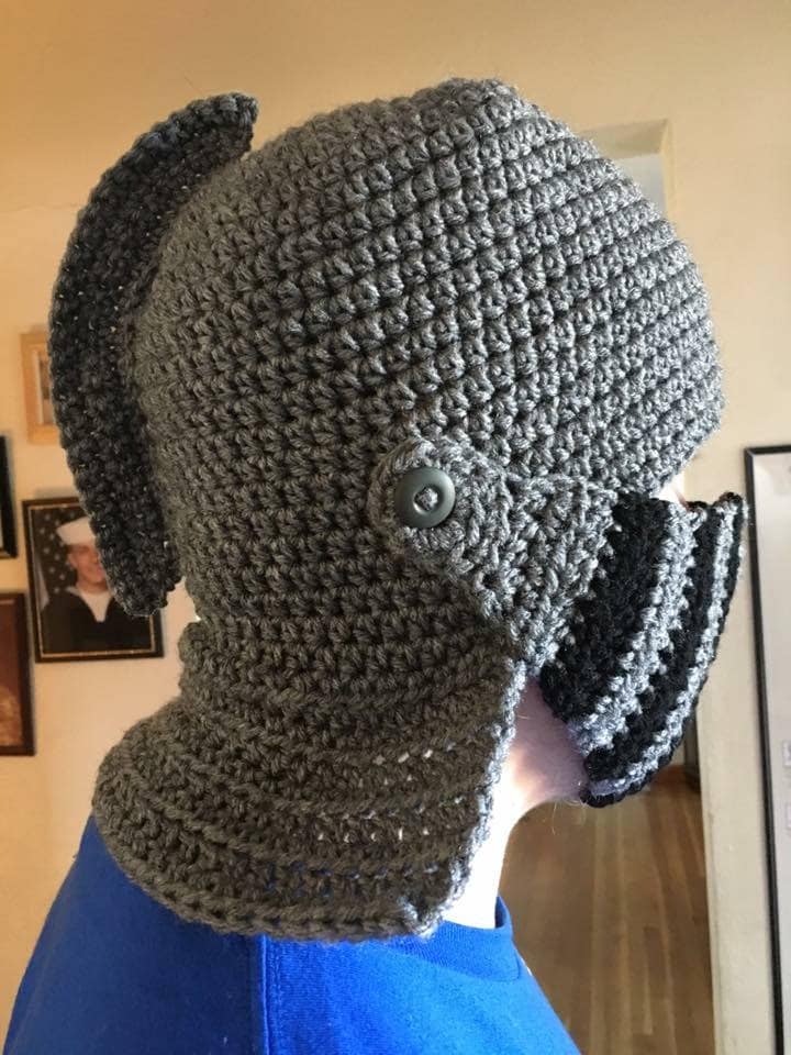 Knight Helmet Hat - Etsy