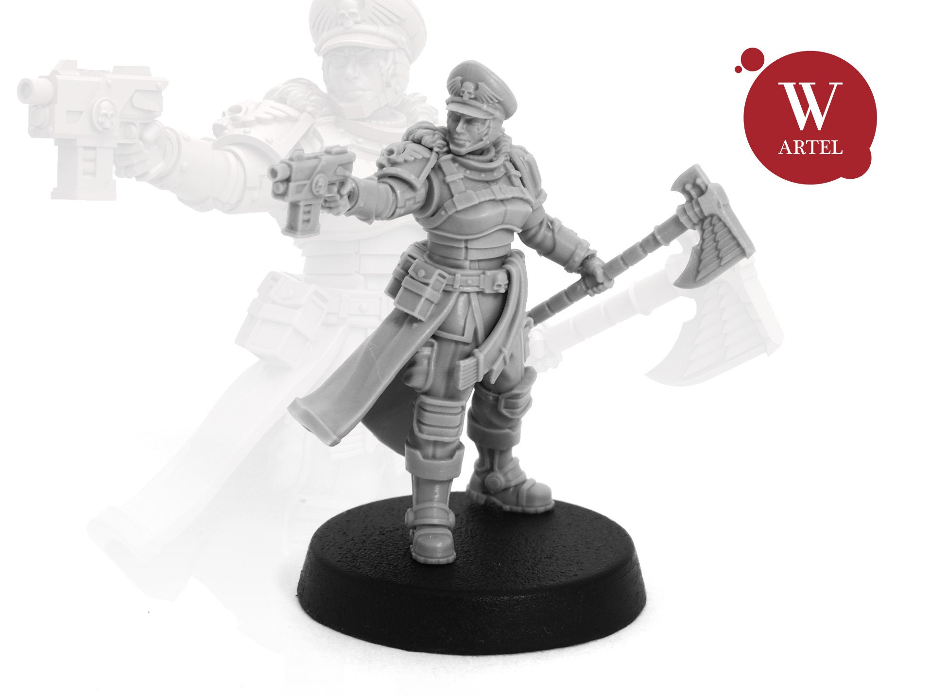 28mm wargaming and collectible miniature Commissar Raivel | Etsy