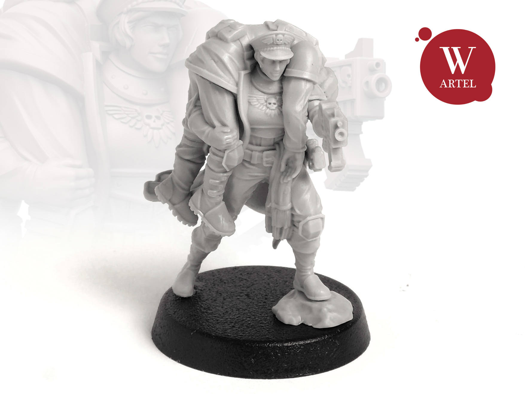 28mm wargaming and collectible miniature Commissar Raivel by | Etsy