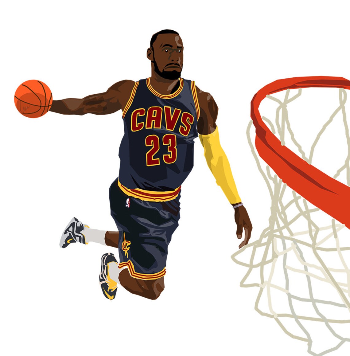 Lebron James - 23 - Cleveland Cavaliers - Etsy