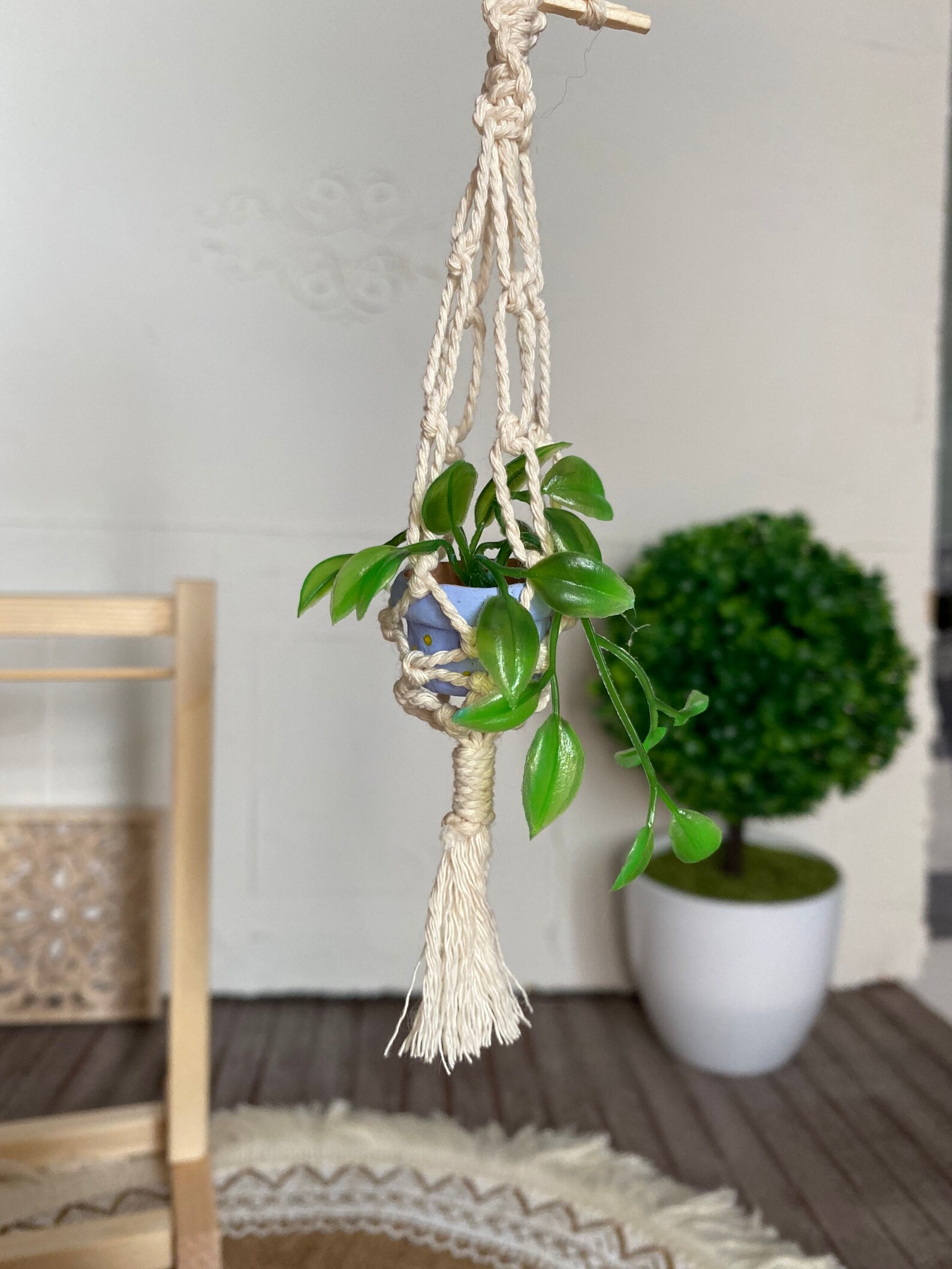 Macrame Pots 1:6 Scale - Etsy