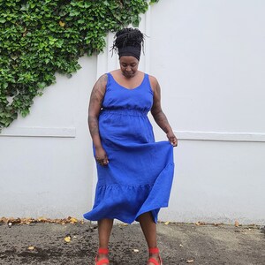 Sauvie V-neck Sundress Sewing Pattern by Sew House Seven (plus Sizes 16 ...