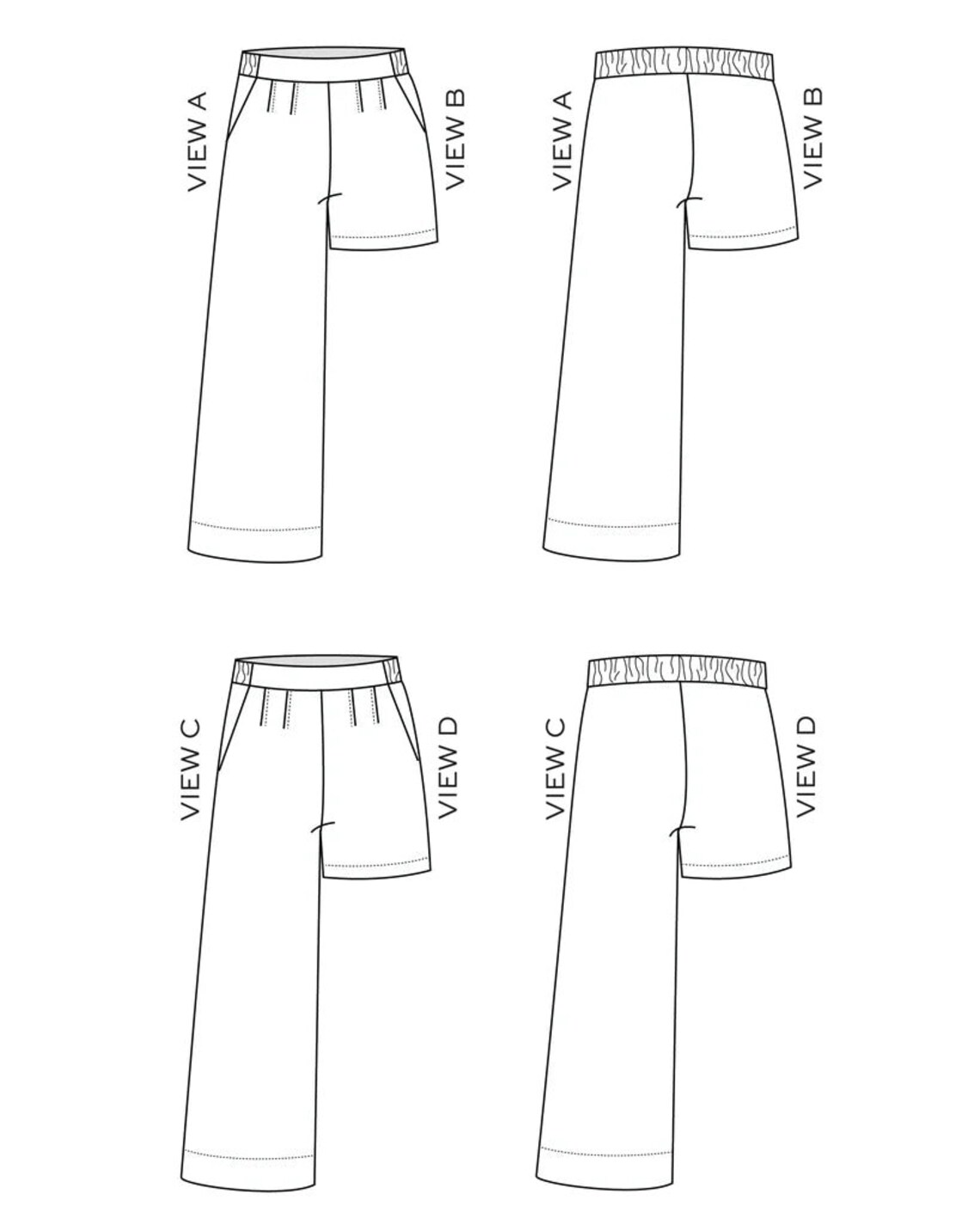 Emerson Pant & Short Sewing Pattern | Sizes 0-18 | True Bias ...