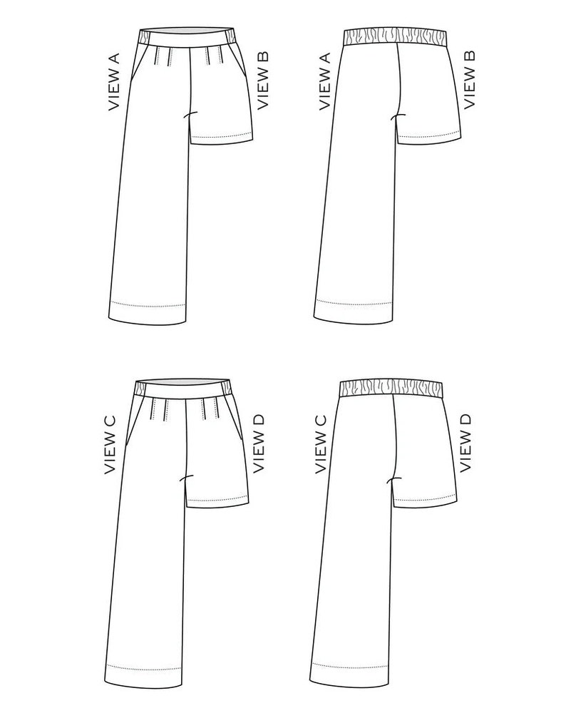 Emerson Pant & Short Sewing Pattern Sizes 0-18 True Bias - Etsy