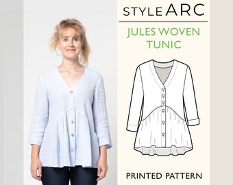 Studio Tunic Sewing Pattern - Etsy
