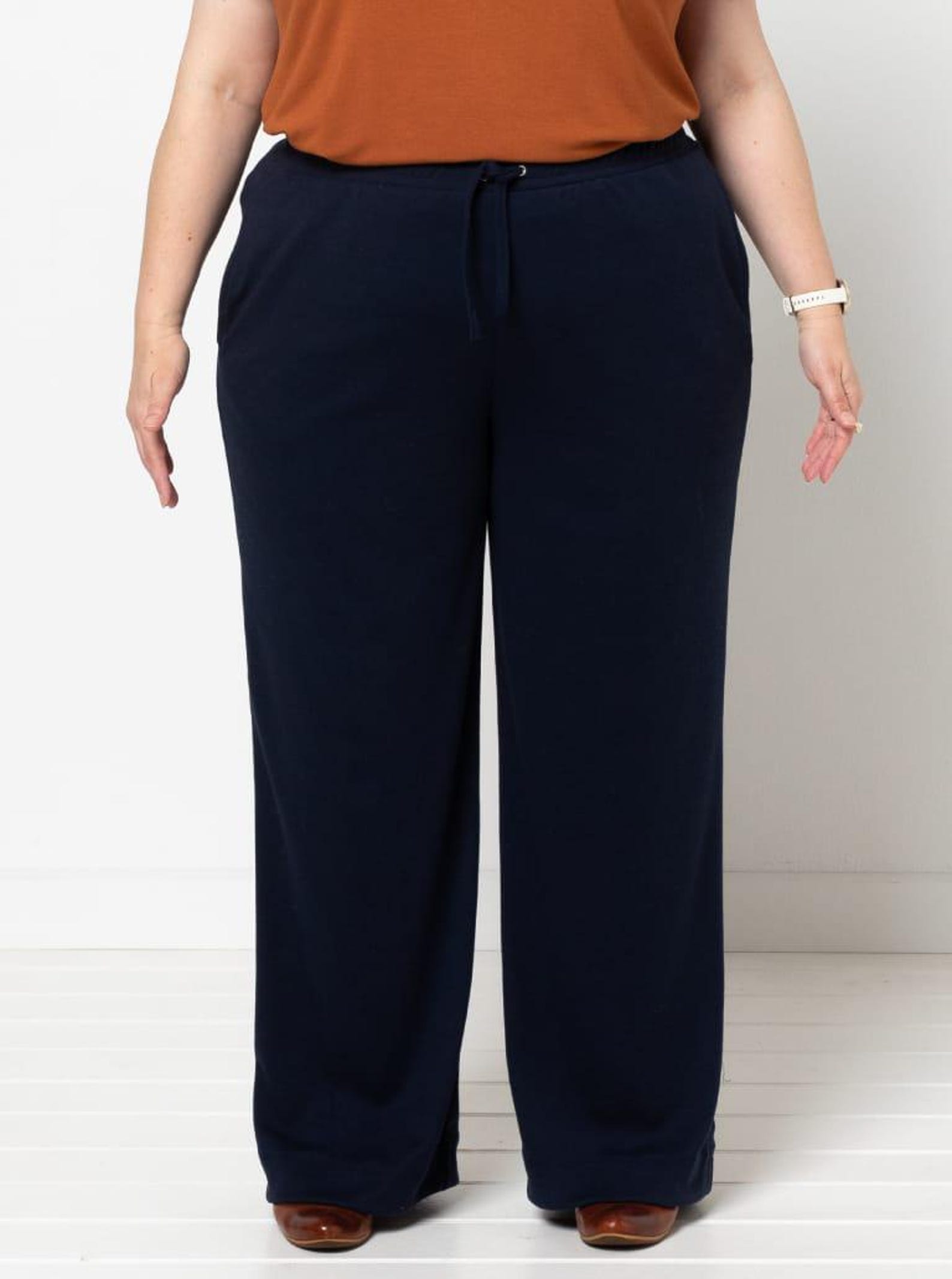 Como Knit Pants Sewing Pattern by Style Arc, US Sizes 0-26, Comfortable ...