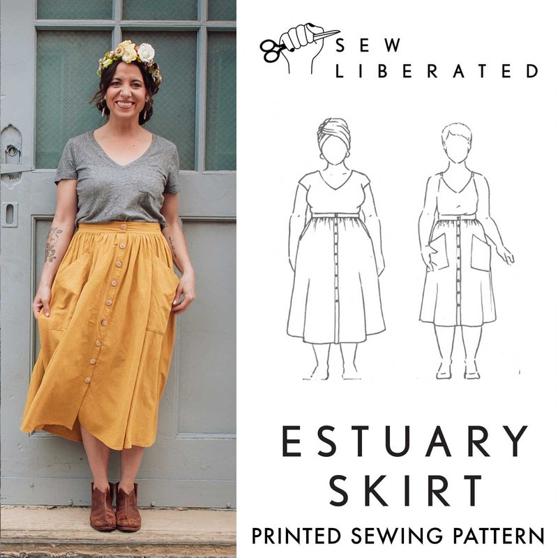 Prairie Skirt Pattern - Etsy