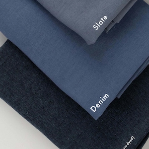 Lightweight Linen Rayon Blend Fabric for Apparel in 20+ Colors, Yarn ...