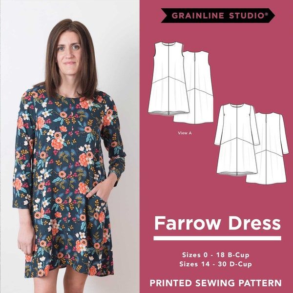 Shift Dress Pattern - Etsy