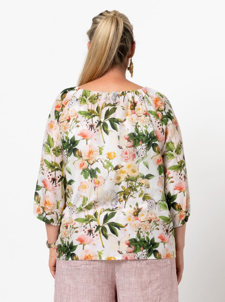 Anita Peasant Blouse Sewing Pattern by Style Arc, US Sizes 0-26 ...