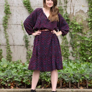 Roscoe Blouse & Dress Sewing Pattern | Sizes 0-18 | True Bias | Poet's ...