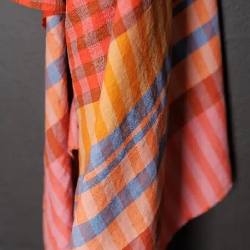 Check Fabric - Etsy
