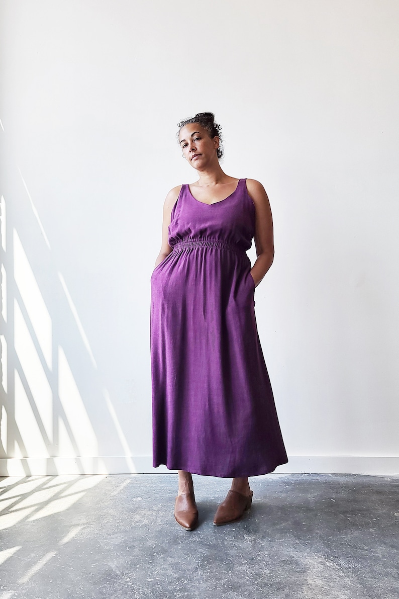 Sauvie Sundress Sewing Pattern by Sew House Seven | V-neck Midi & Maxi ...