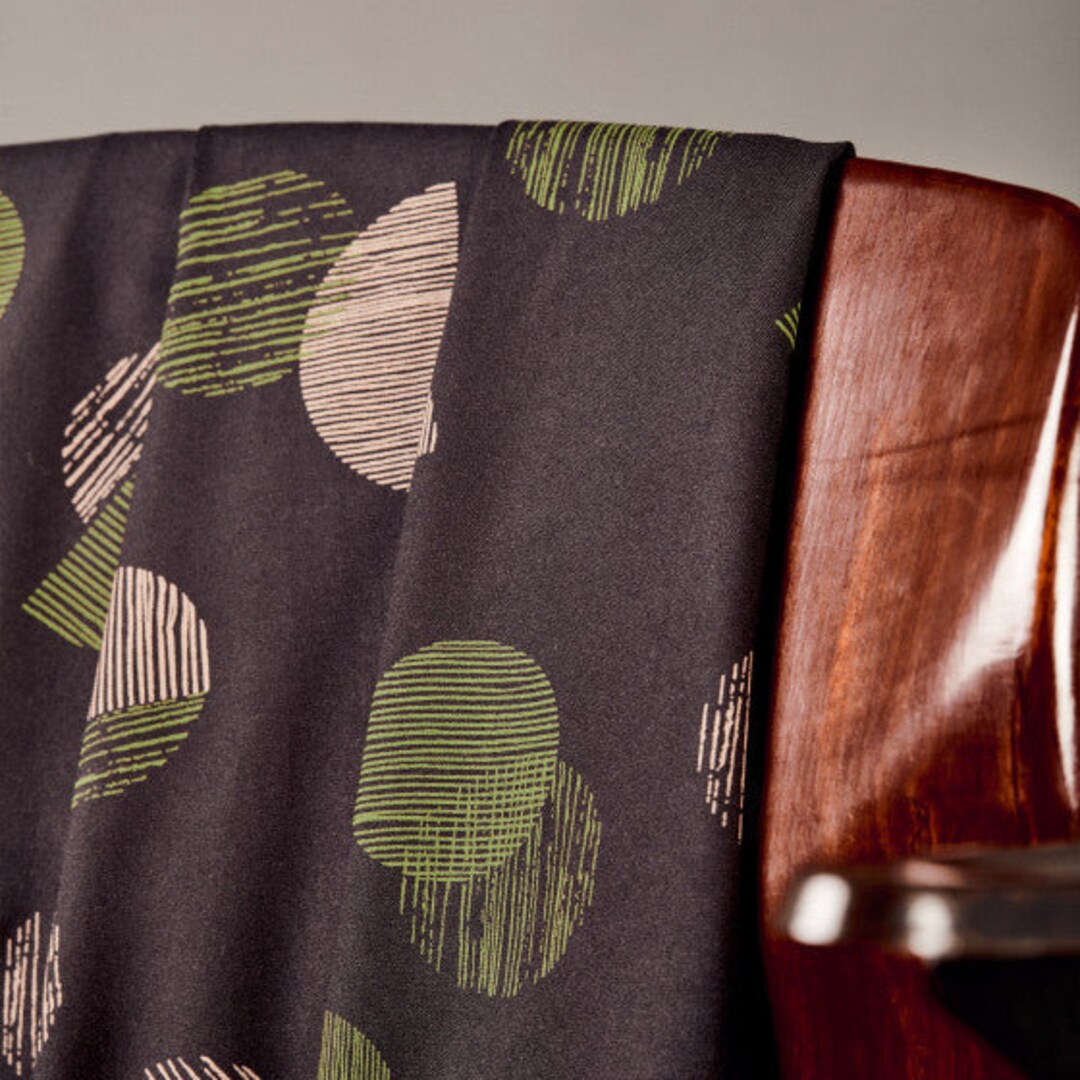 Viscose Challis Fabric in Jane Maple by Atelier Brunette Designed in ...