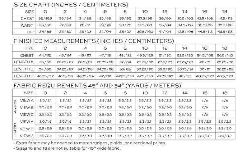 Roscoe Blouse & Dress Sewing Pattern Sizes 0-18 True Bias - Etsy