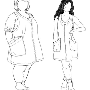 Studio Tunic Sewing Pattern - Etsy Canada