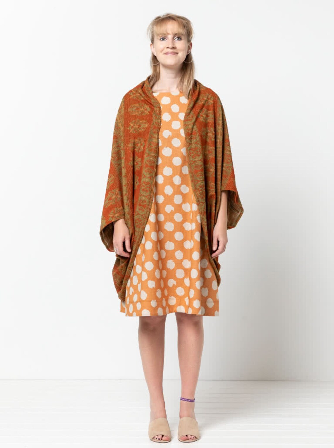 Salma Cocoon Cardigan Sewing Pattern by Style Arc, Slouchy Open Wrap ...